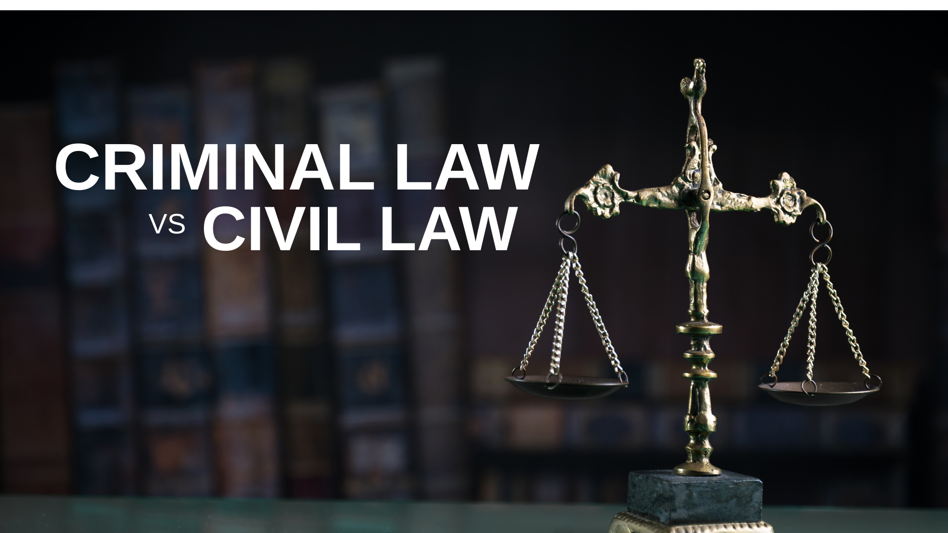 Difference between Criminal law and Civil law